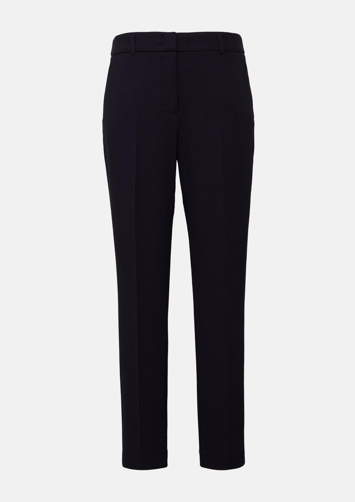 Ankle-Hose mit Slim Leg und Formbund - navy | Comma