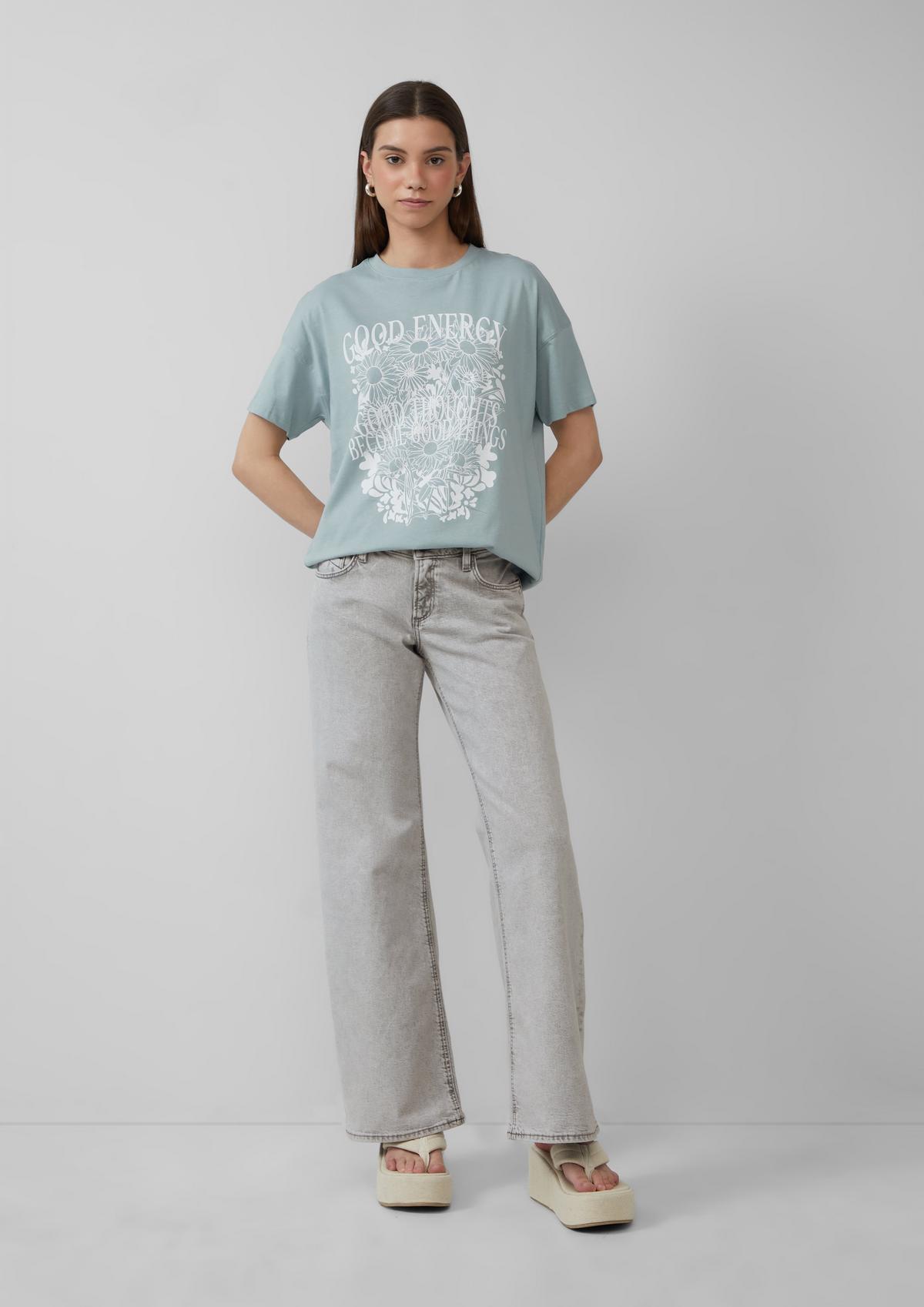 Denim Catie/low rise/wide leg - grey | s.Oliver