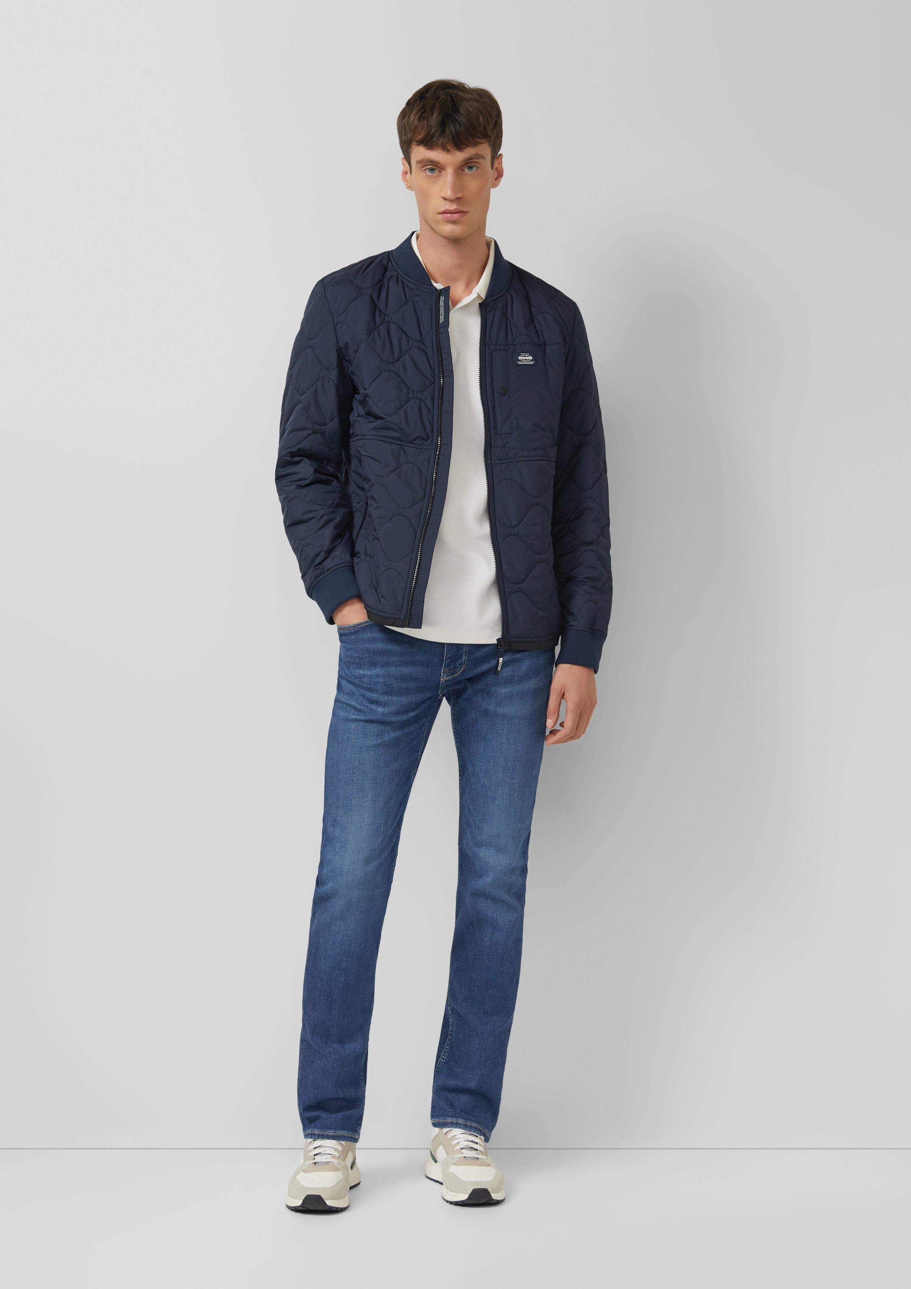 Strukturiertes Poloshirt aus Baumwolle in Two-Tone-Optik - Creme | s.Oliver