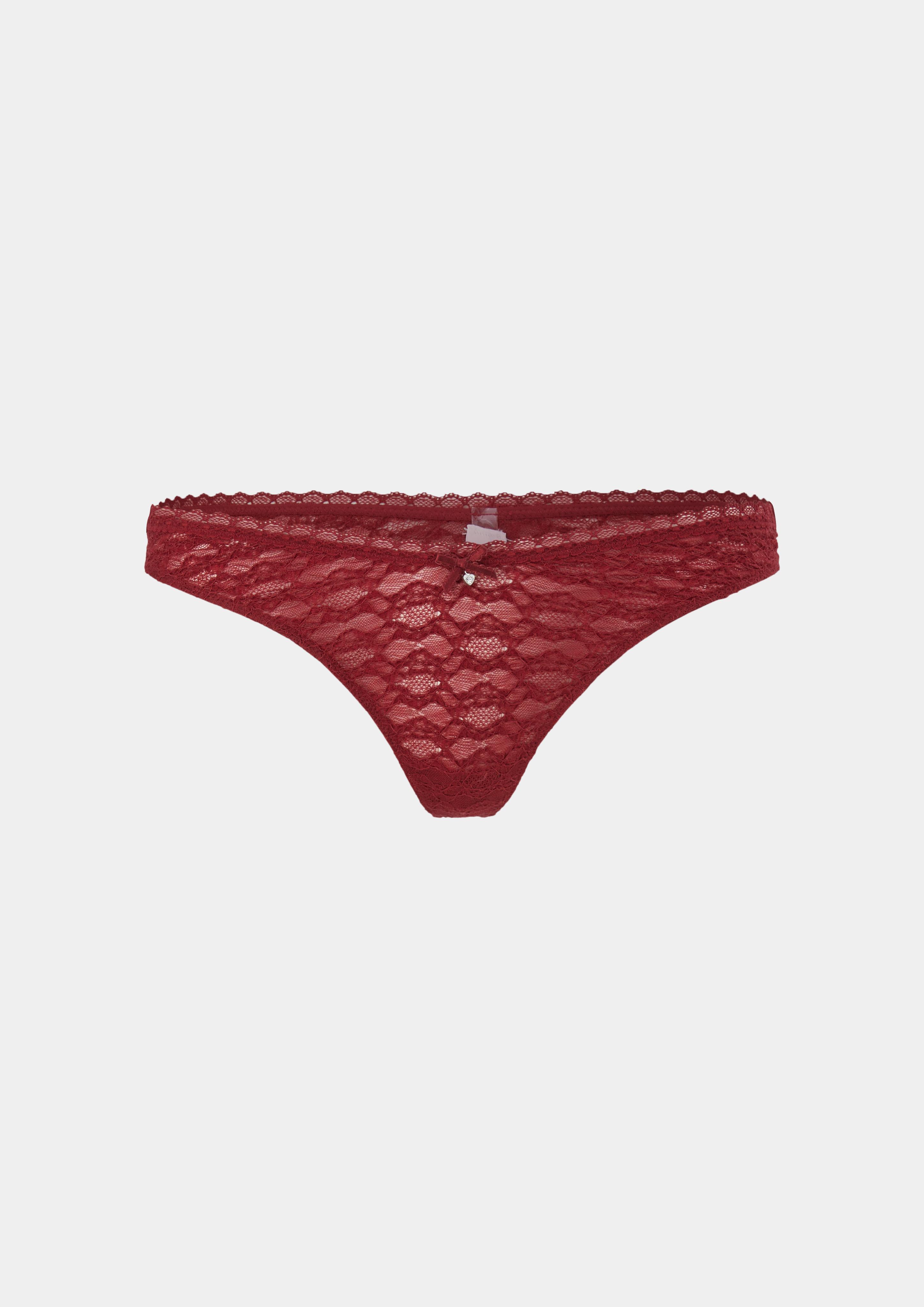 String aus Spitze - bordeaux | s.Oliver String aus Spitze - bordeaux | s.Oliver